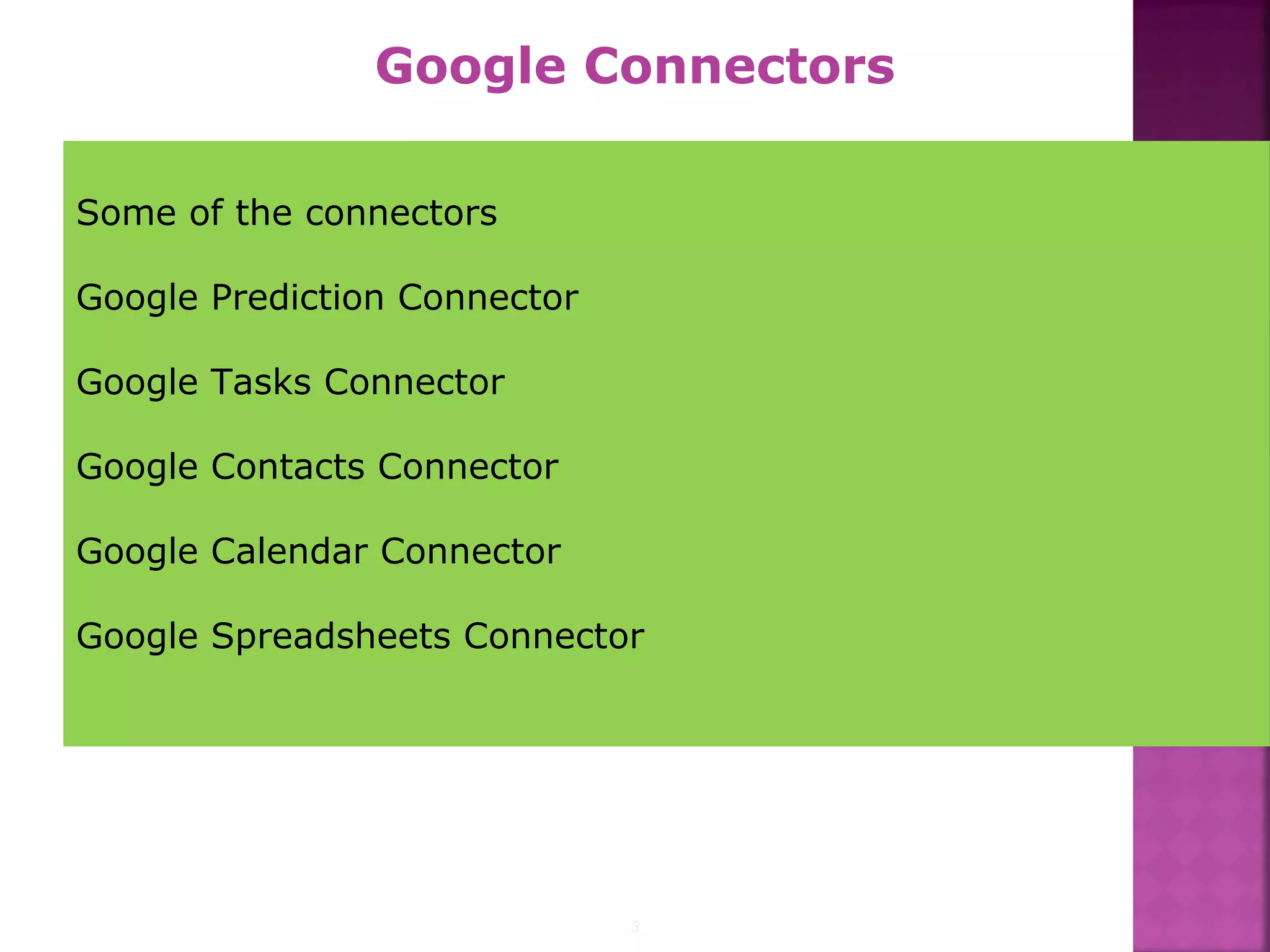 Mule connectors | PPT