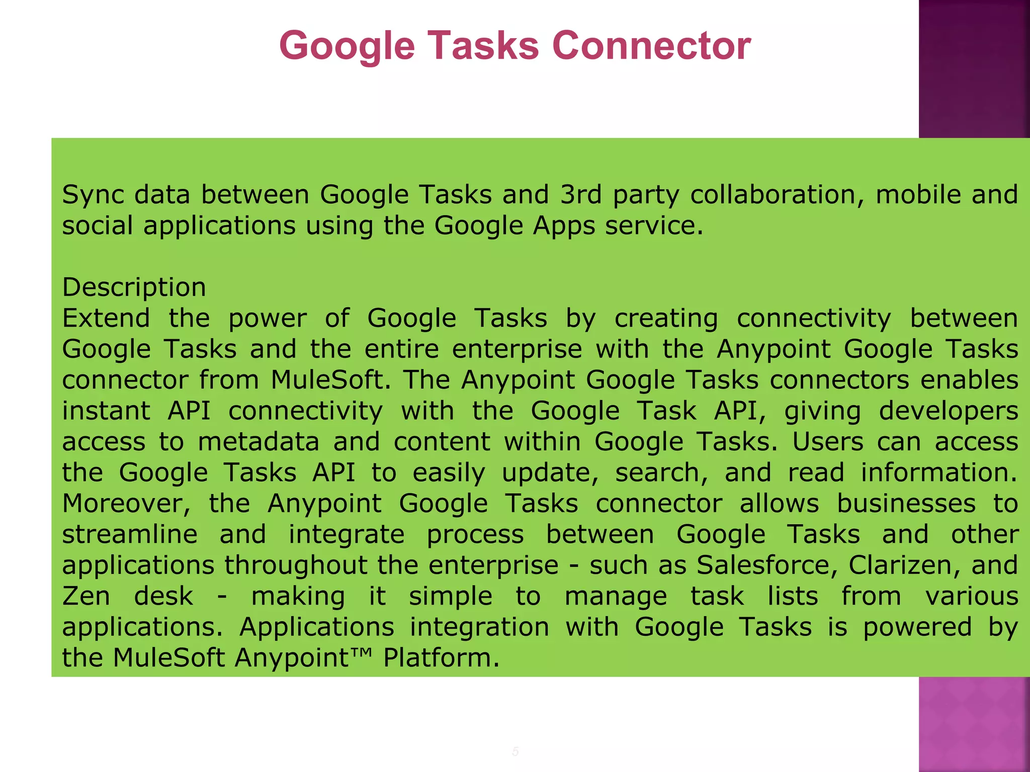 Mule connectors | PPT