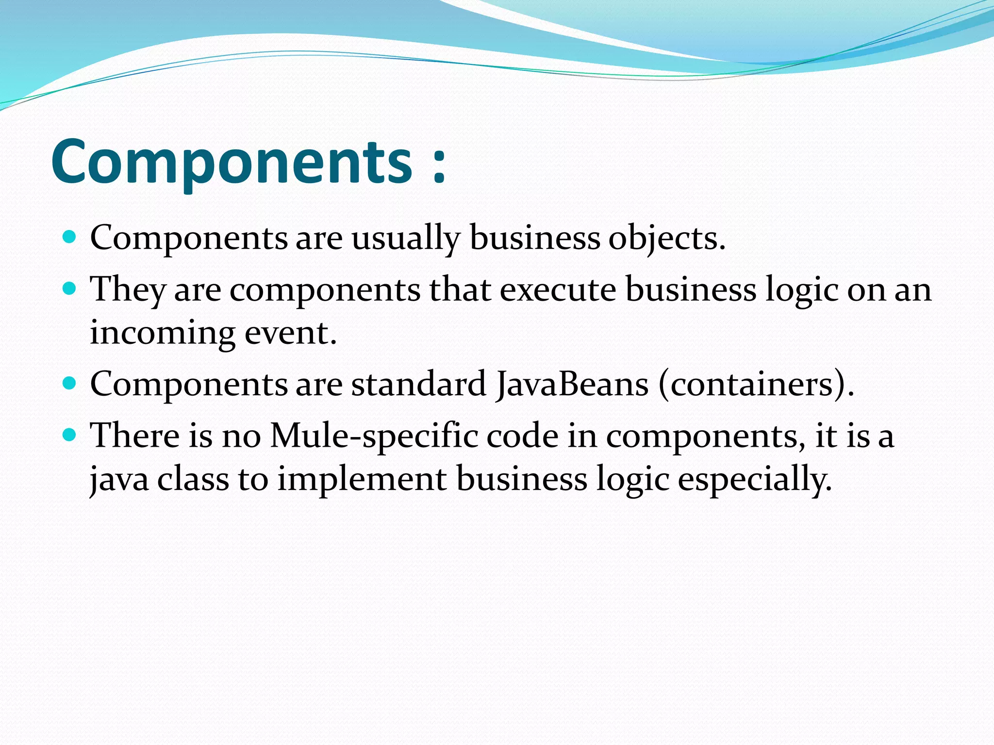 Mule core concepts | PPT