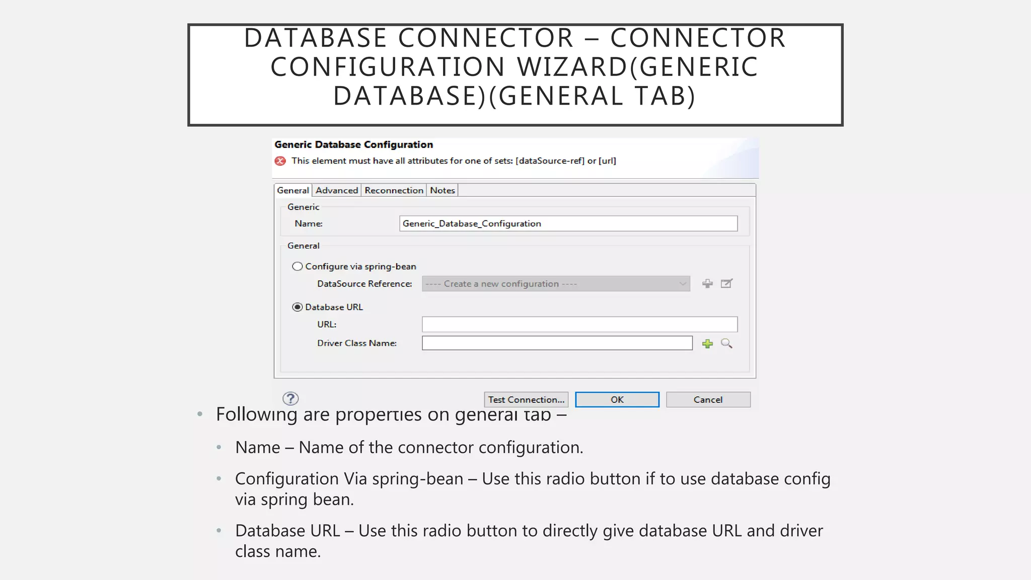 Mule database connector | PPT