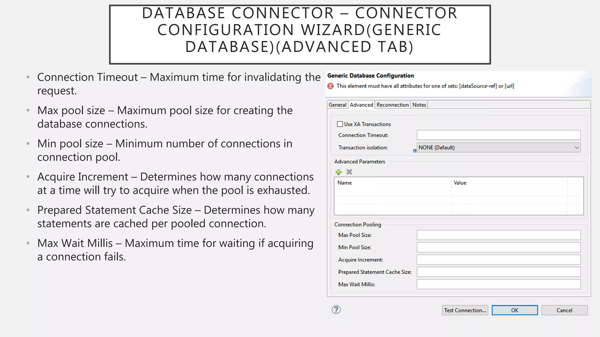 Mule database connector | PPT