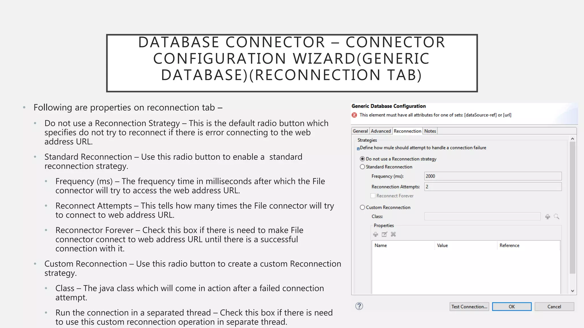 Mule database connector | PPT