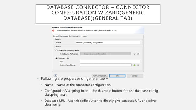 Mule Database Connector Ppt Free Download