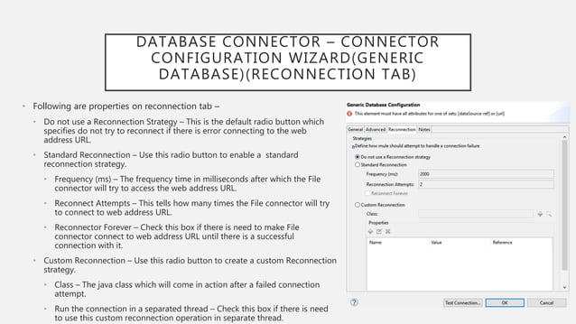 Mule database connector | PPT