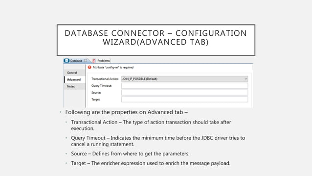 Mule Database Connector Ppt