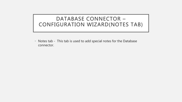 Mule database connector | PPT