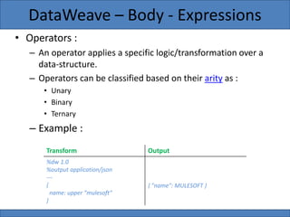 Mule data weave_6 | PPT