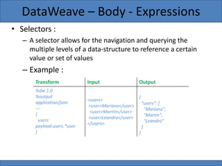 Mule data weave_6 | PPT