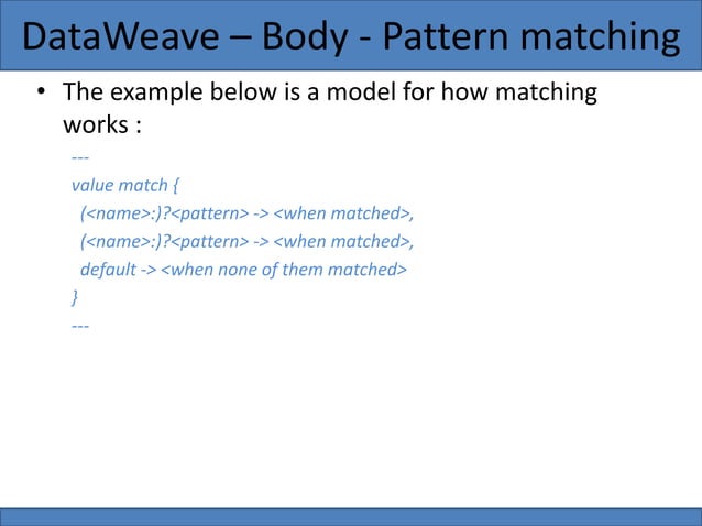Mule data weave_7 | PPT