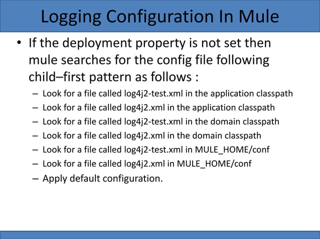 Mule debugging logging_configuration_in_mule | PPT