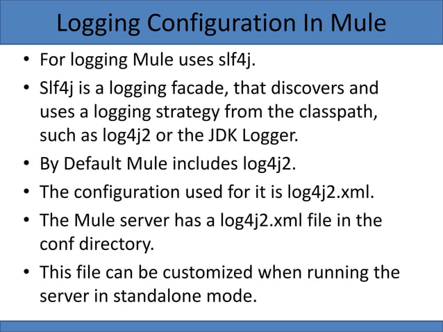 Mule debugging logging_configuration_in_mule | PPT