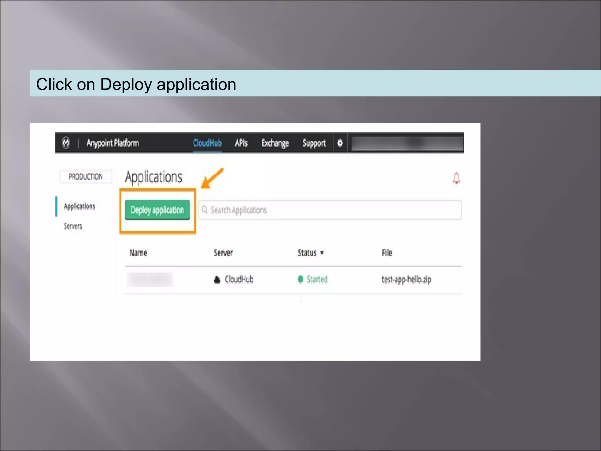 Mule deploying a cloud hub application | PPT Mule deploying a cloud hub application | PPT