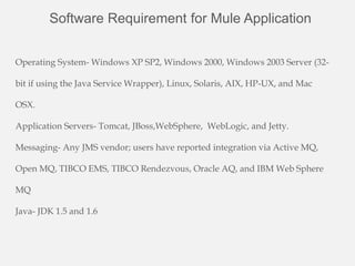 Mule enterprise service introduction | PPTX