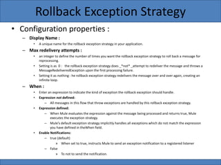 Mule error handling_rollback exception strategy | PPTX