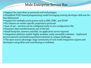 Mule esb | PPTX