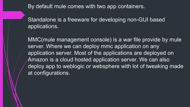 Mule esb, Mule Anypoint studio,Mule context, Message processing | PPT