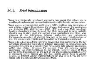 Mule ESB | PPT