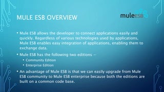 Mule ESB - An Enterprise Service Bus | PPTX | Cloud Computing | Internet
