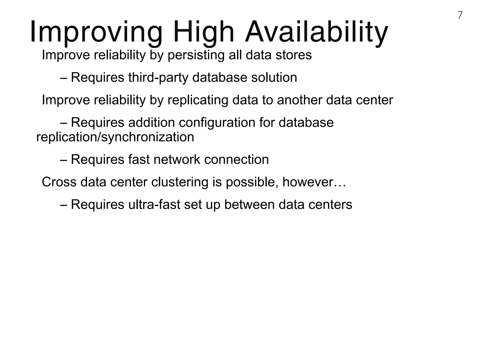 Mule Esb Availability Ppt 