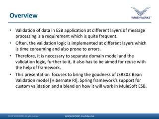 Mule ESB- Data Validation- Best Practices | PPT
