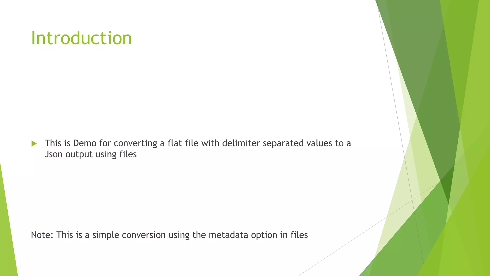 Mule esb flat file –json | PPT