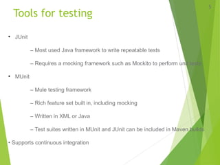 Mule esb munit | PPT