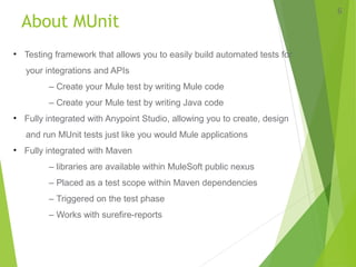 Mule esb munit | PPT