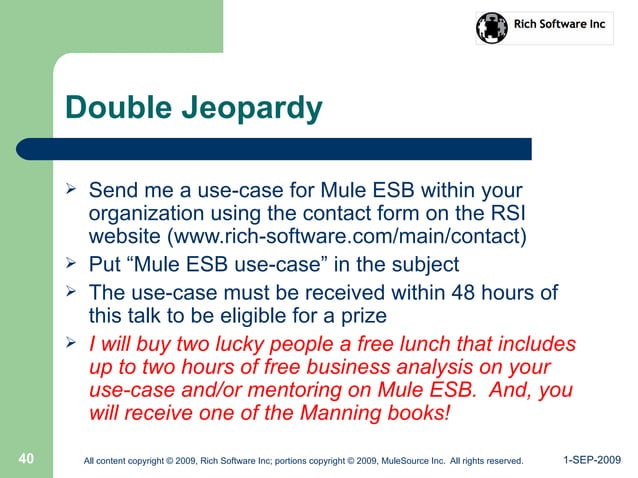 Mule ESB - Integration Simplified | PPT