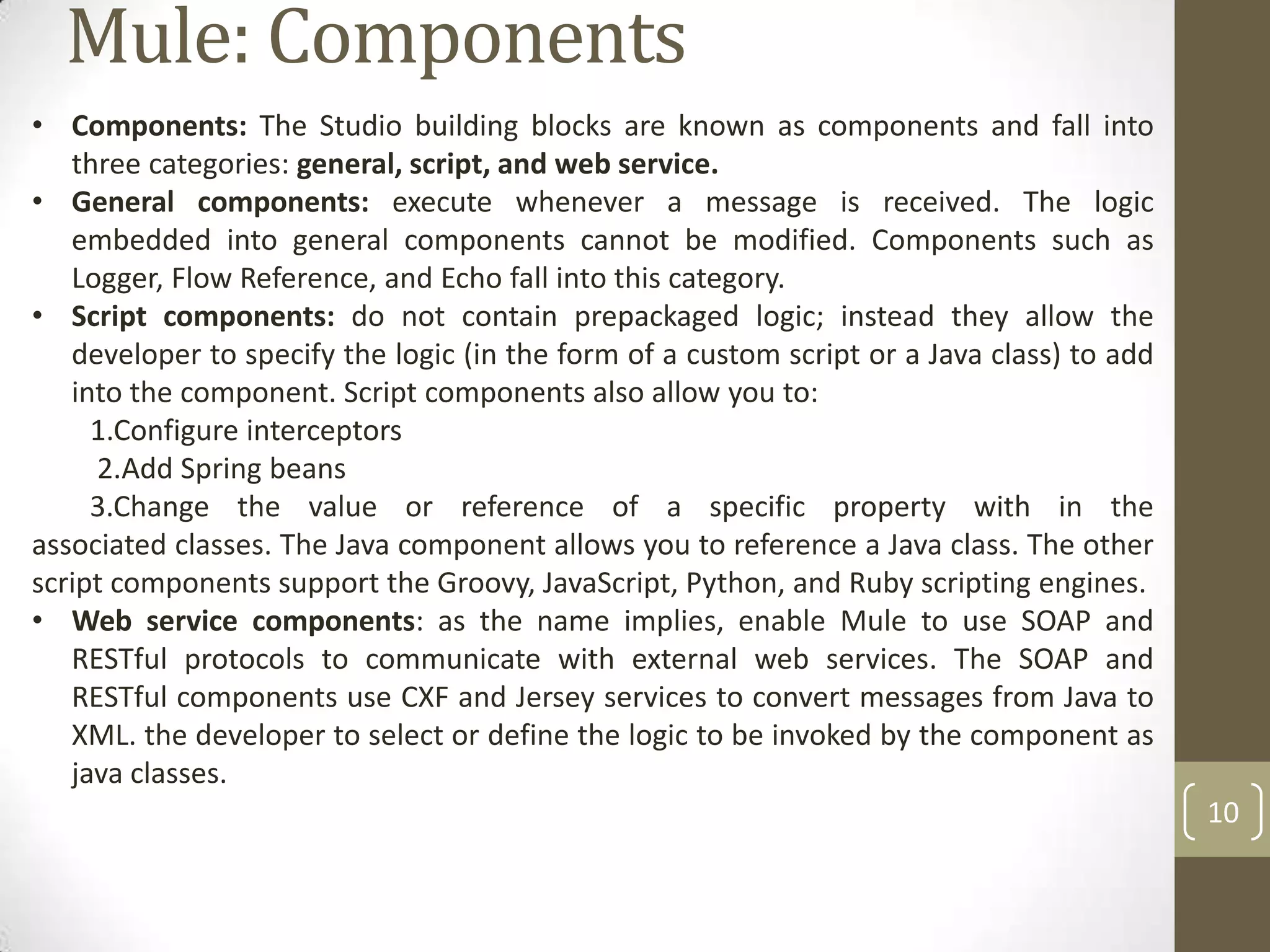 Mule esb and_relevant_components | PPT
