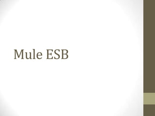 Mule esb and_relevant_components | PPT