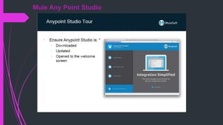 Mule esb anypoint studio Tour | PPT