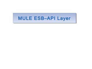 Mule esb api layer | PPT | Cloud Computing | Internet