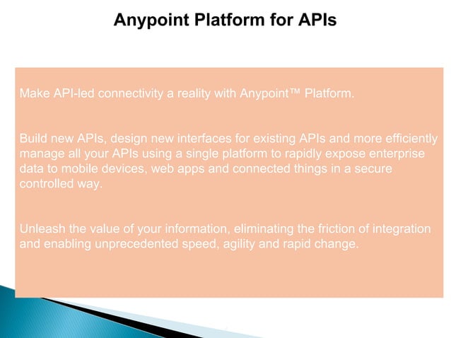 Mule esb api layer | PPT | Cloud Computing | Internet