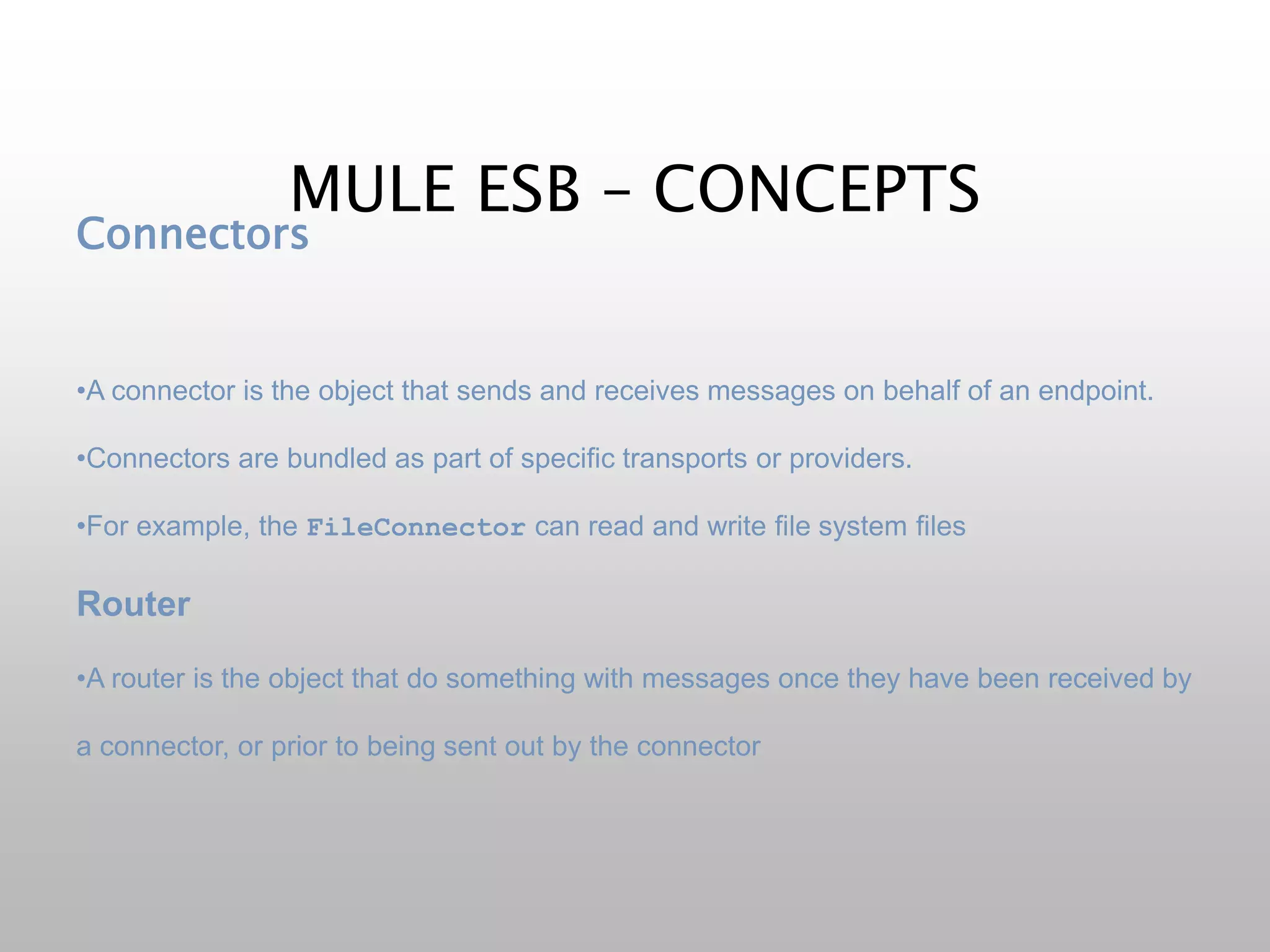 Mule esb basic introduction | PPT