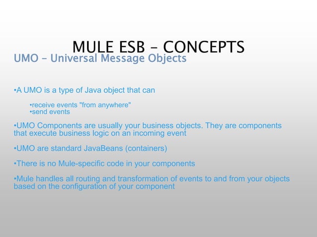Mule Esb Basic Introduction Ppt