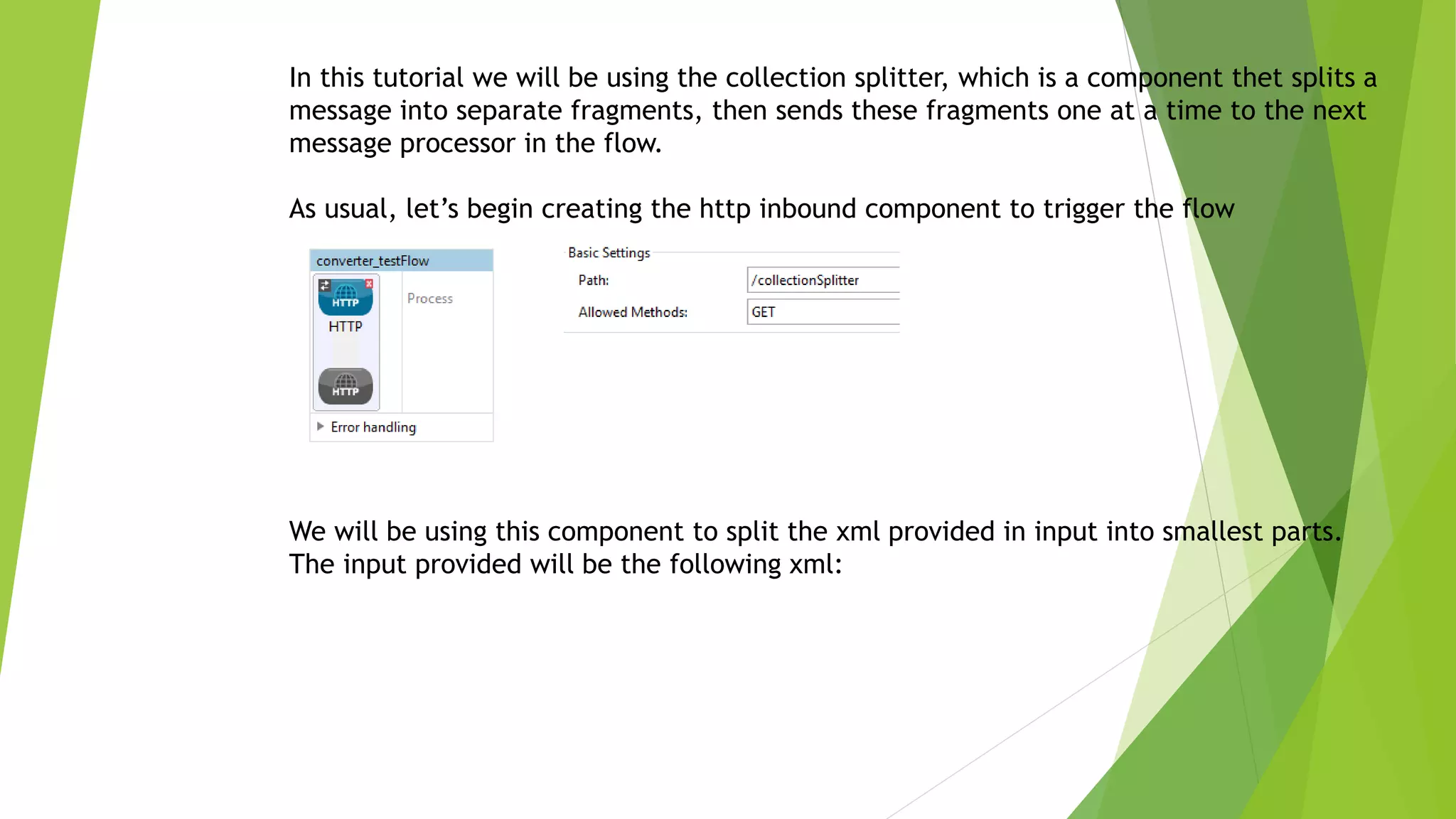 Mule esb collection_splitter | PPTX | Computing | Technology & Computing