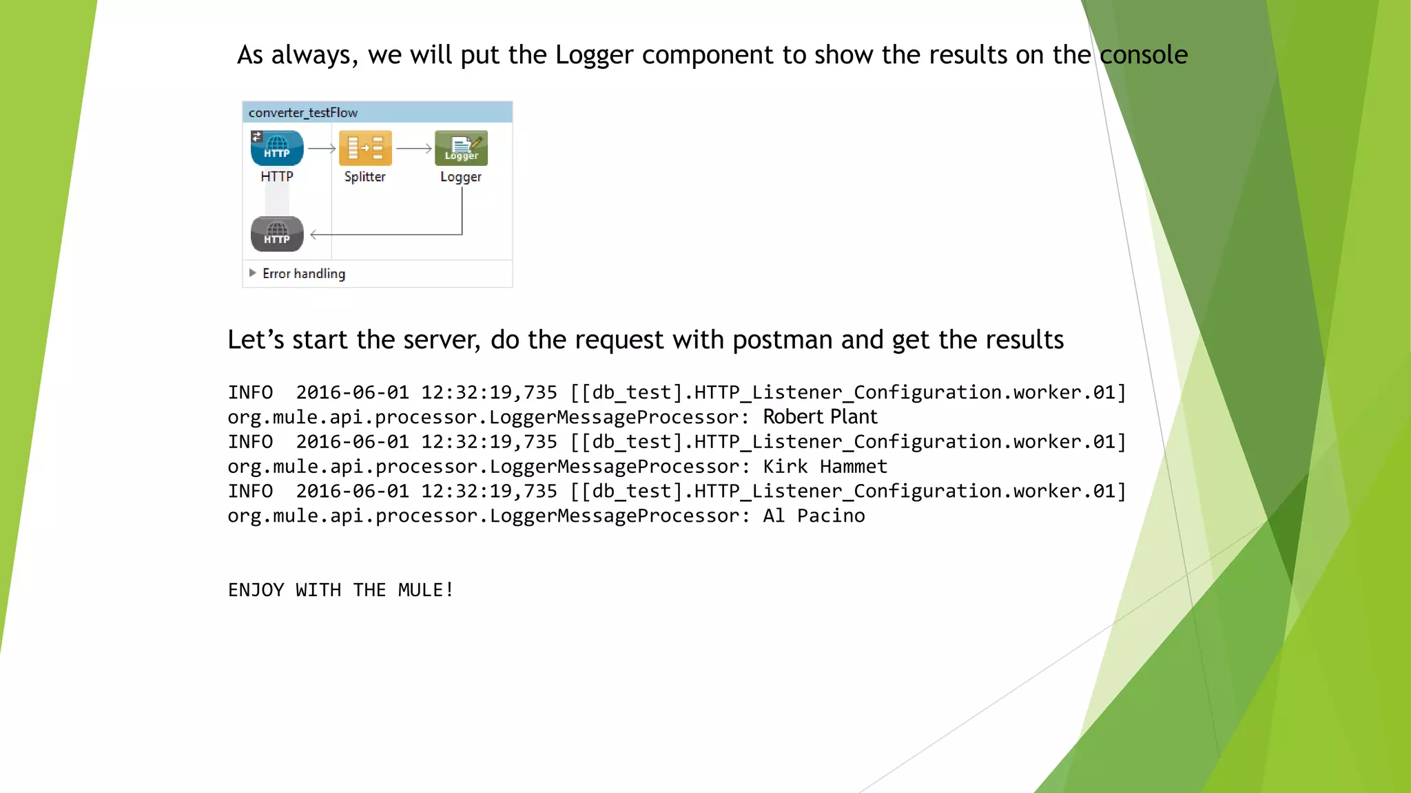 Mule esb collection_splitter | PPTX | Computing | Technology & Computing