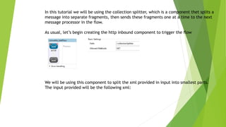 Mule esb collection_splitter | PPTX | Computing | Technology & Computing