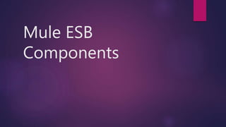 Mule ESB Components | PPT