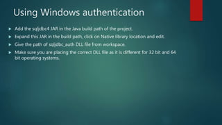 Mule esb – connecting to ms sql db | PPT