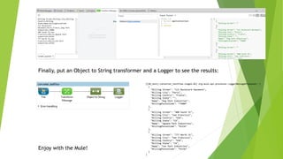 Mule esb csv_to_json | PPTX