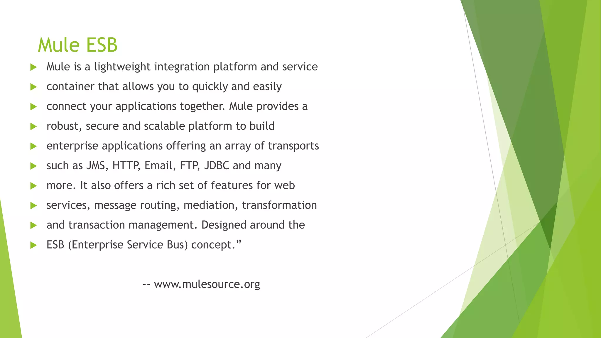 Mule esb demo | PPTX