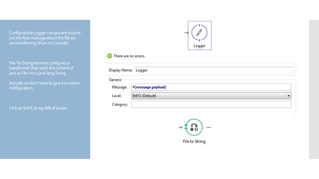 Mule esb file to-string flow | PPTX