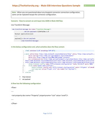 Mule ESB Interview or Certification questions | PDF