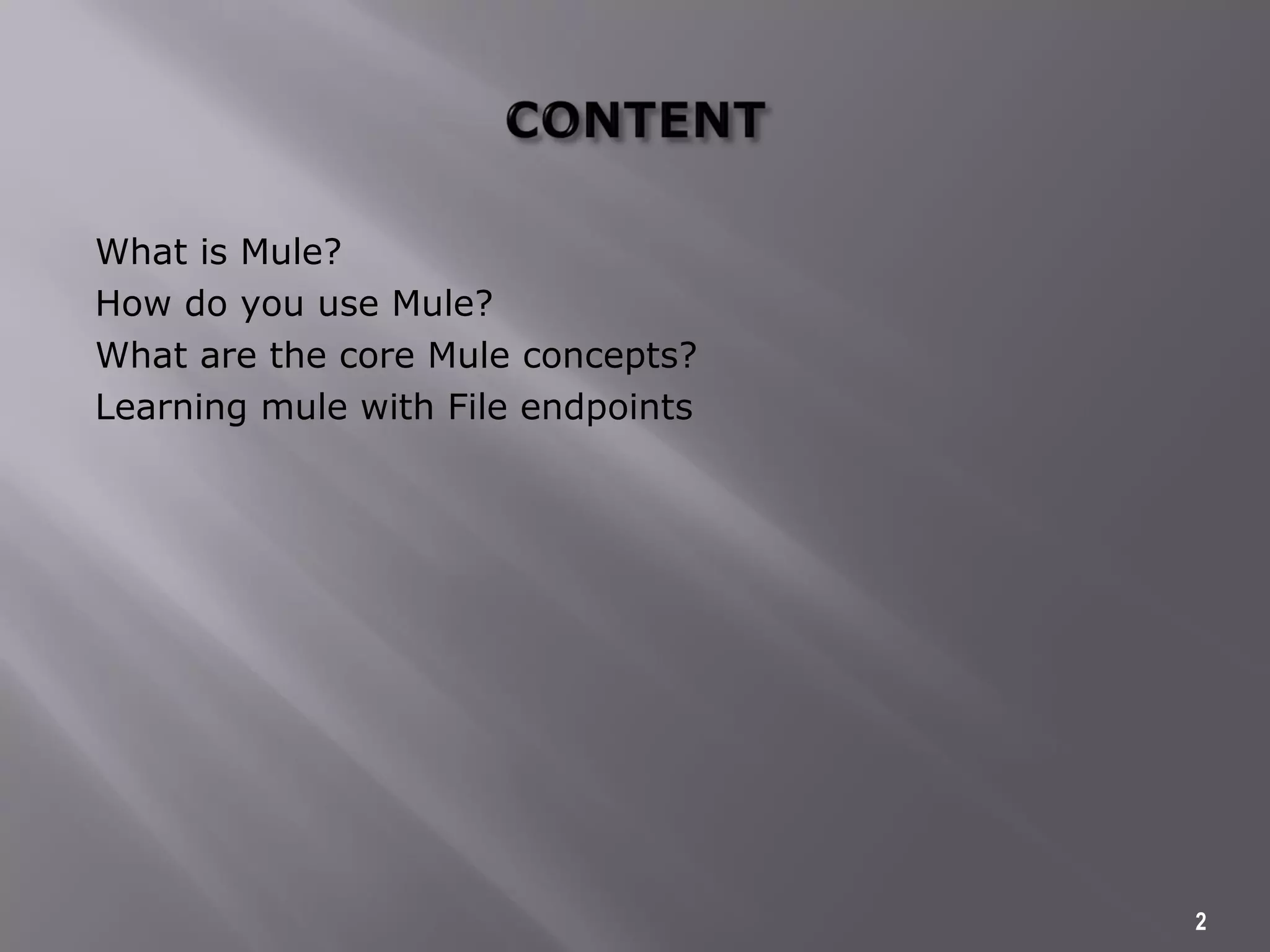 Mule esb intoduction | PPT