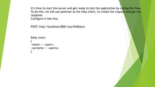 Mule esb json_to_object | PPT