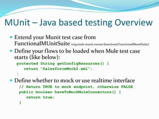 Mule ESB - Mock Salesforce Interface | PPTX