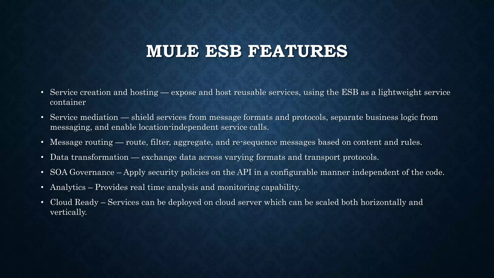 Mule esb overview | PPT