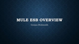 Mule esb overview | PPT
