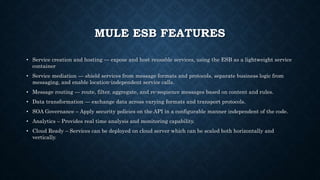 Mule esb overview | PPTX
